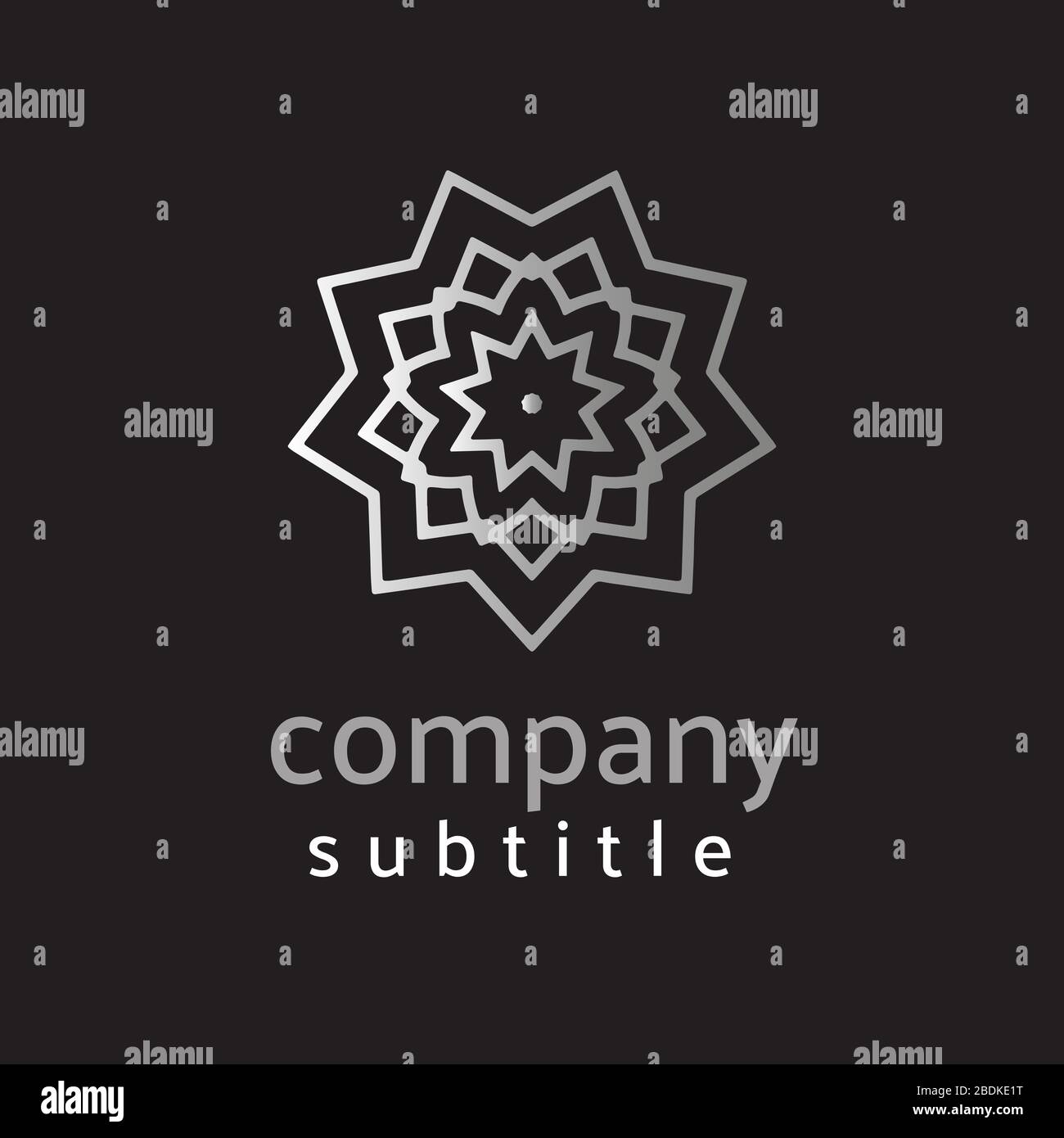 ornament logo vector for your business Stock Photo - Alamy