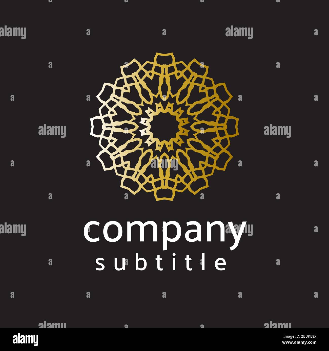 ornament logo vector for your business Stock Photo - Alamy