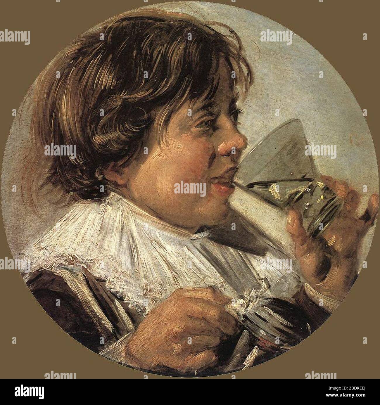 Frans Hals - Drinking Boy (Taste Stock Photo - Alamy