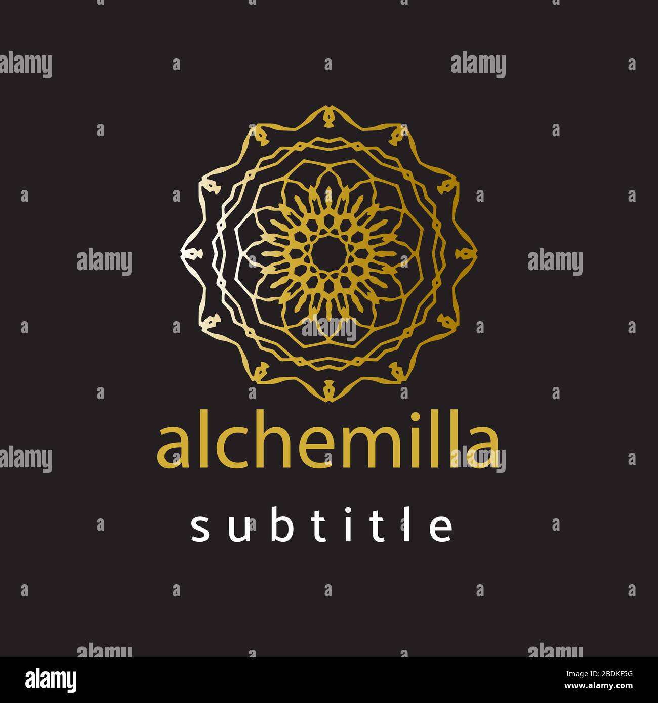 ornament logo vector for your business Stock Photo - Alamy