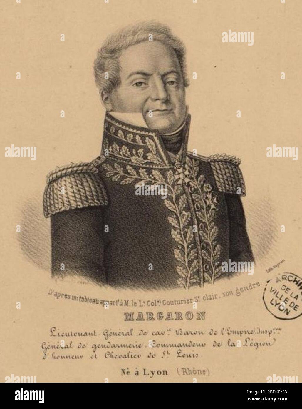 Général Pierre Margaron Stock Photo - Alamy