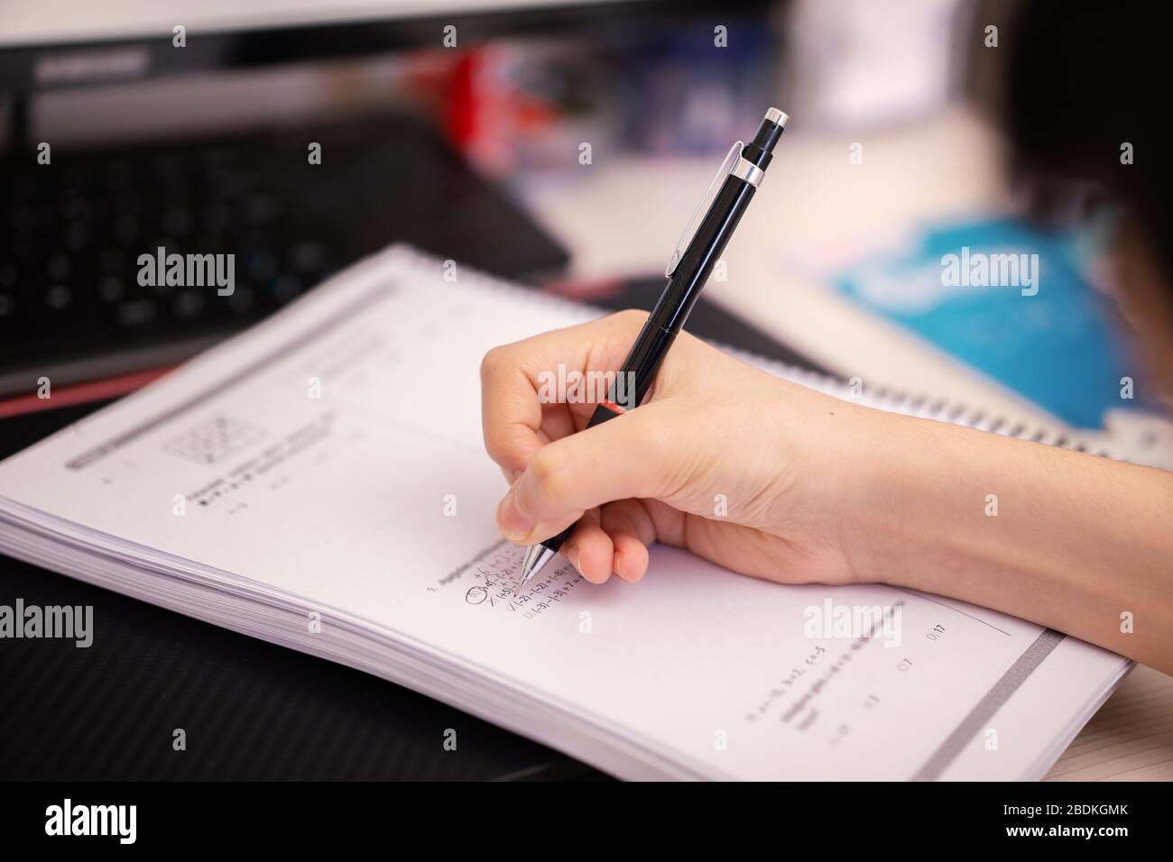 Student with education symbols hi-res stock photography and images - Alamy