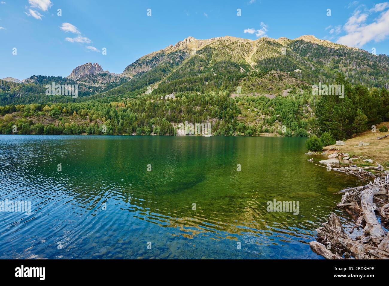 Estany de sant maurici national park hi-res stock photography and ...