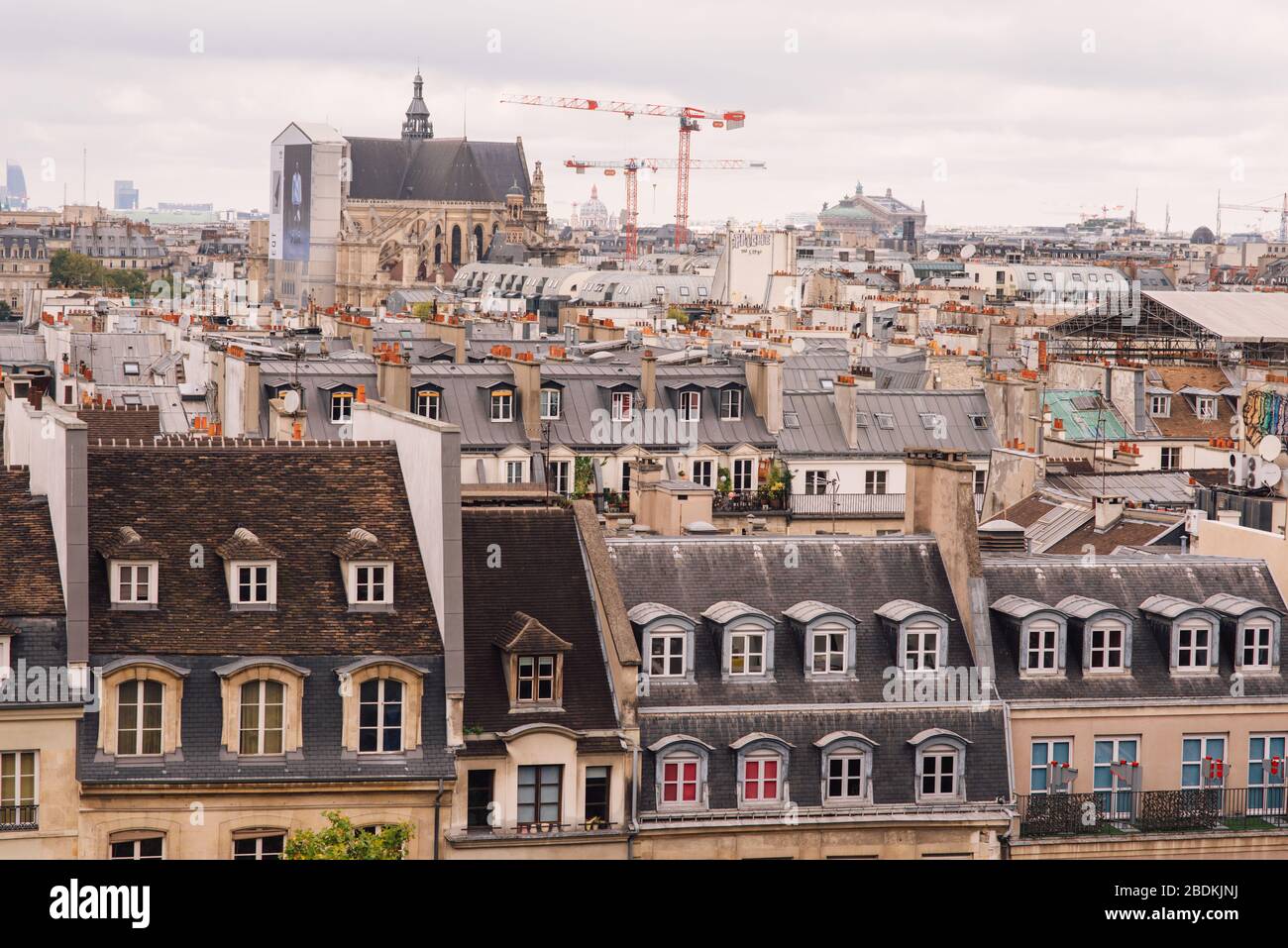 Pompidou outdoor terrace hi-res stock photography and images - Alamy