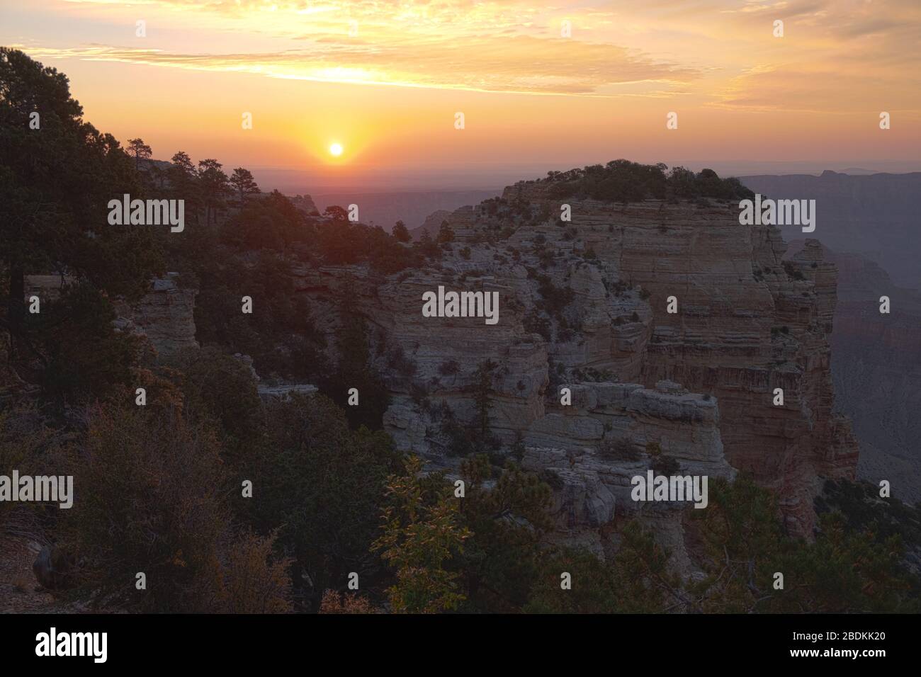 landcape photos of sunrise at Cape Royal, north rim of Grand Canyon ...