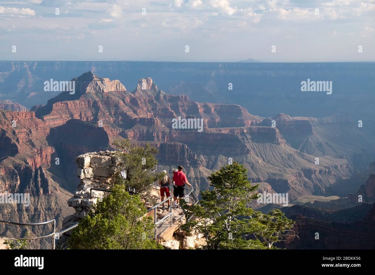 Bright Angel Point along the North Rim of Grand Canyon National Park ...