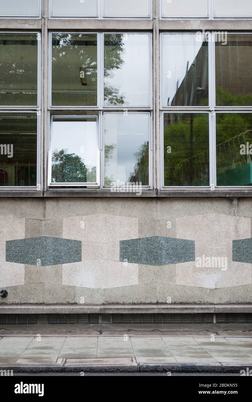 1950s Mosaic Brick Holborn Library, 32-38 Theobald's Road, London WC1X ...