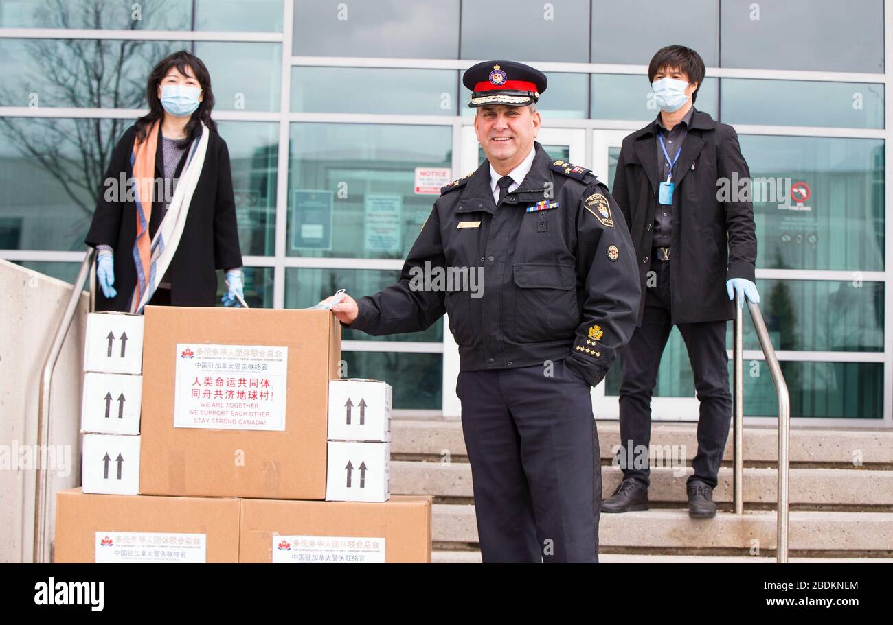 Toronto, Canada. 8th Apr, 2020. York Regional Police Chief Eric ...