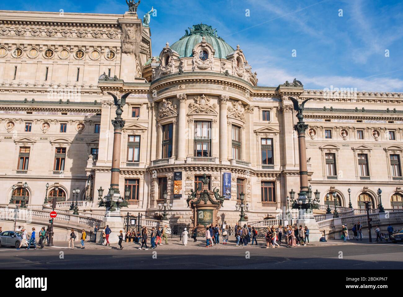 France Palais Garnier Opera House Facade High Resolution Stock ...