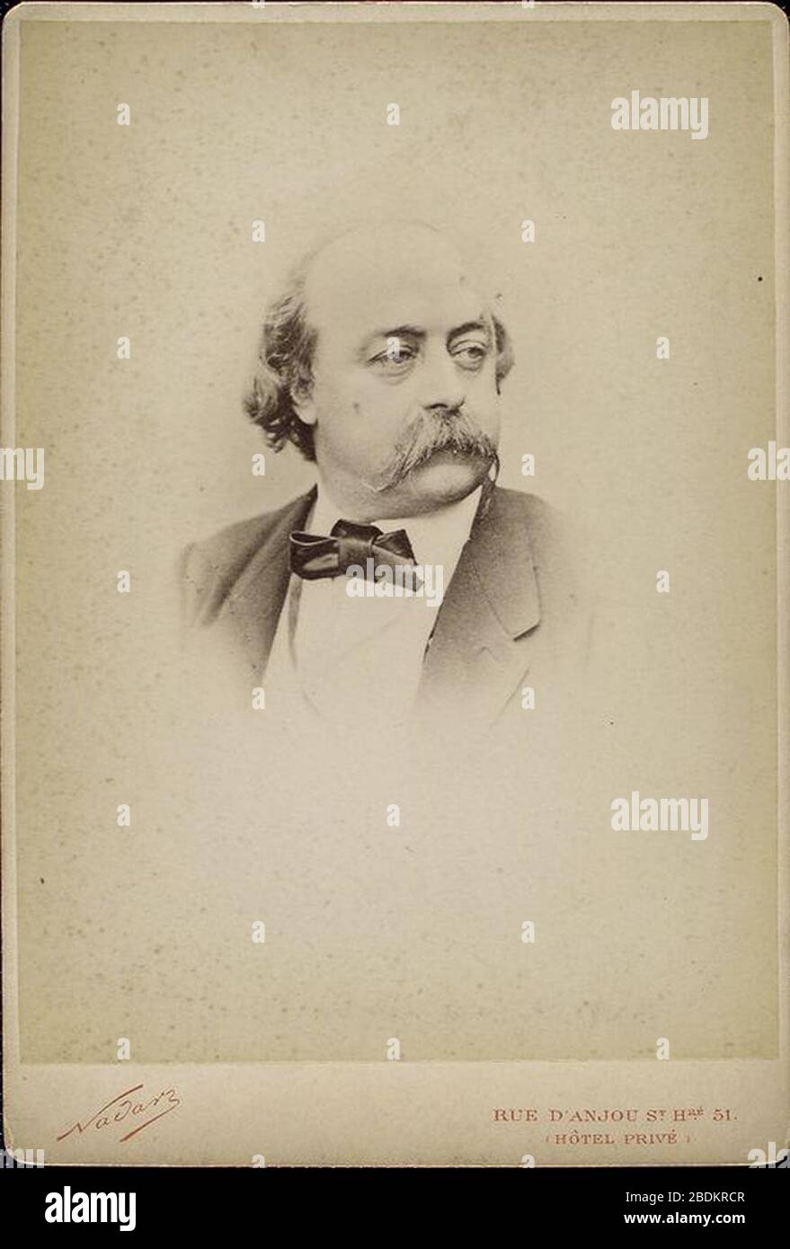 Gustave Flaubert portrait photo Stock Photo - Alamy