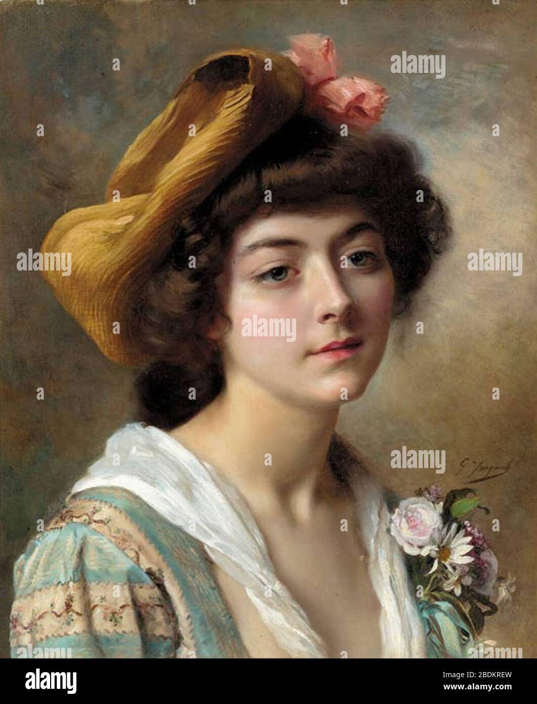 Gustave Jean Jacquet - 01 Stock Photo - Alamy