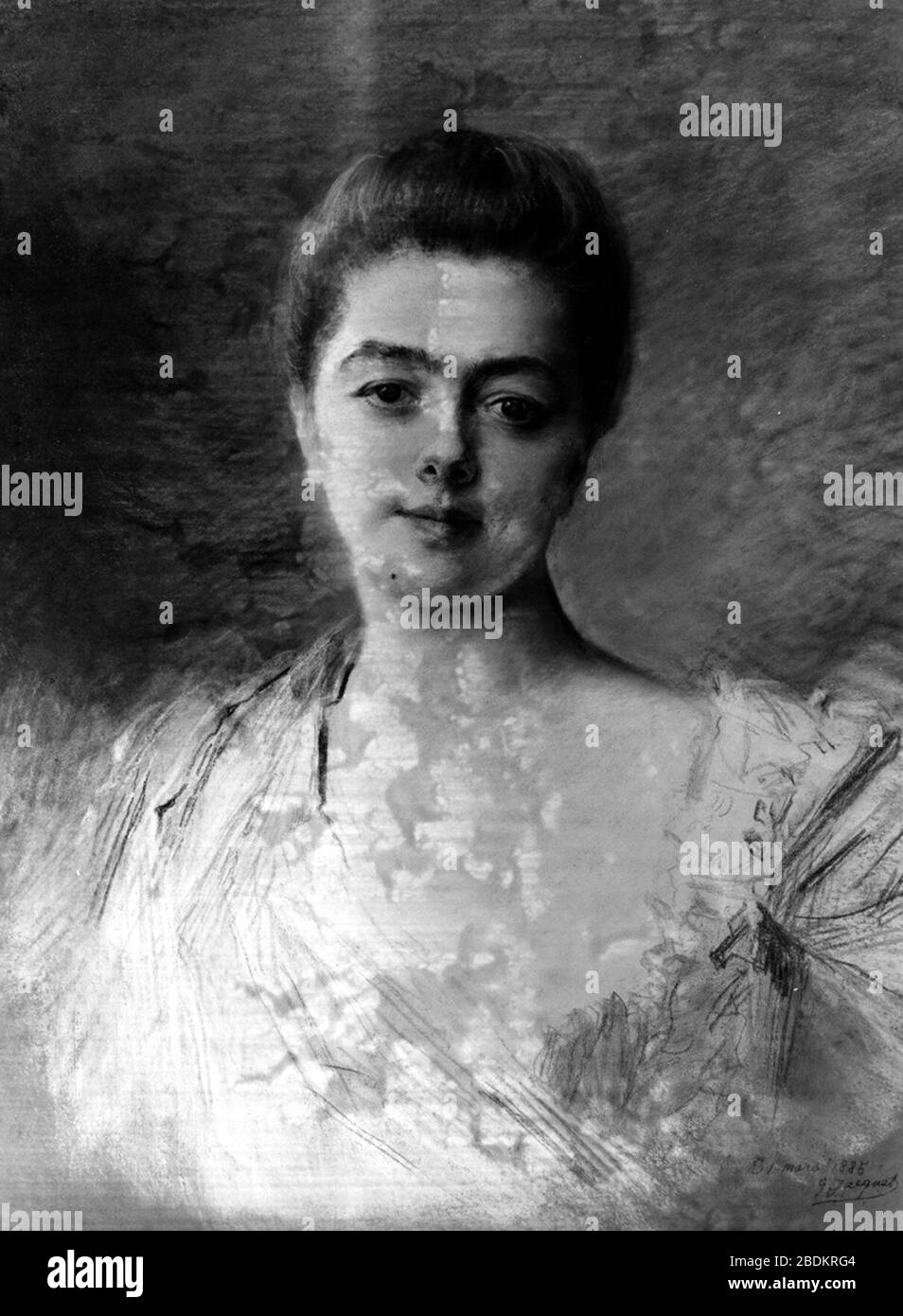 Gustave Jean Jacquet - La Conquérante Stock Photo - Alamy