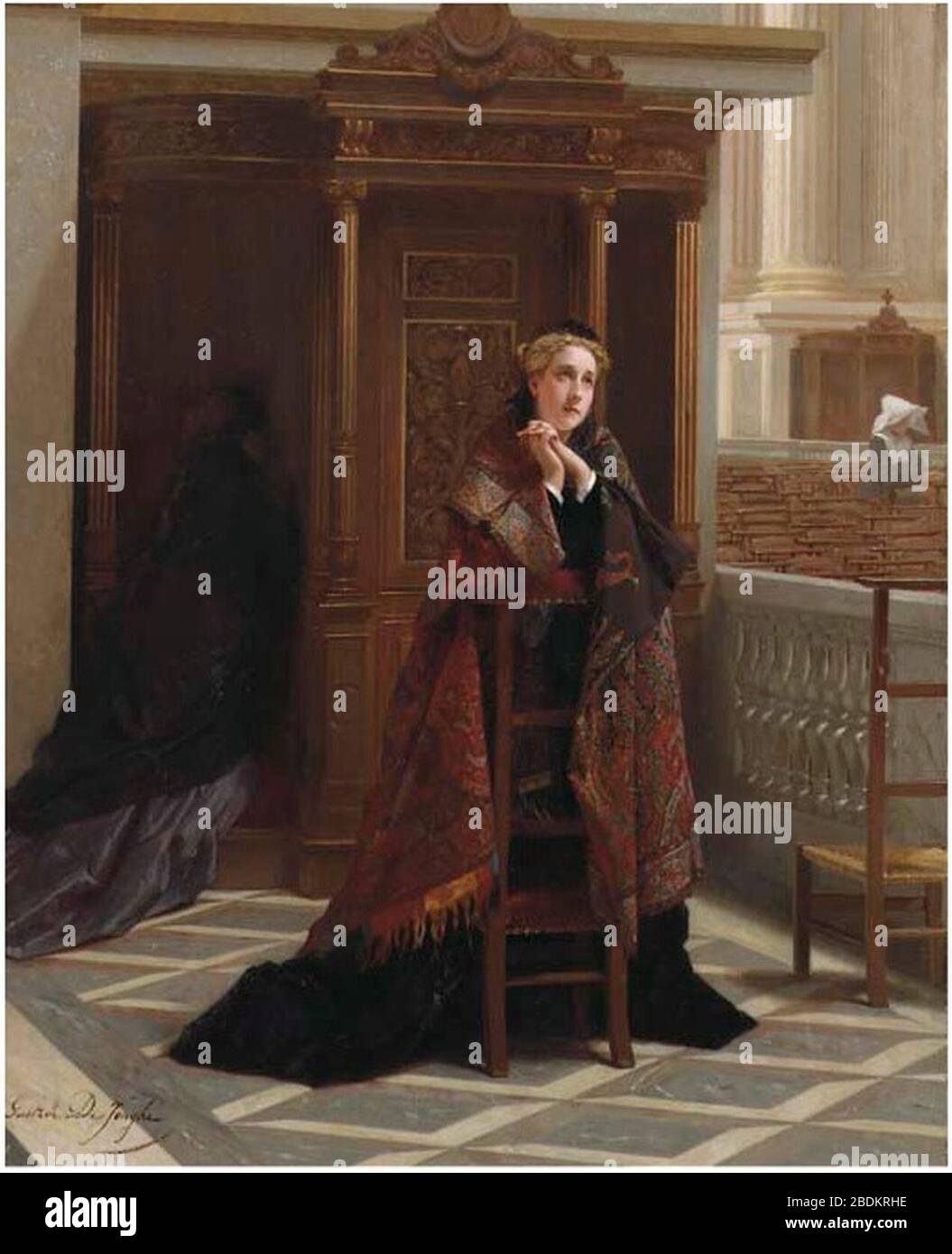 Gustave leonard de jonghe hi-res stock photography and images - Alamy