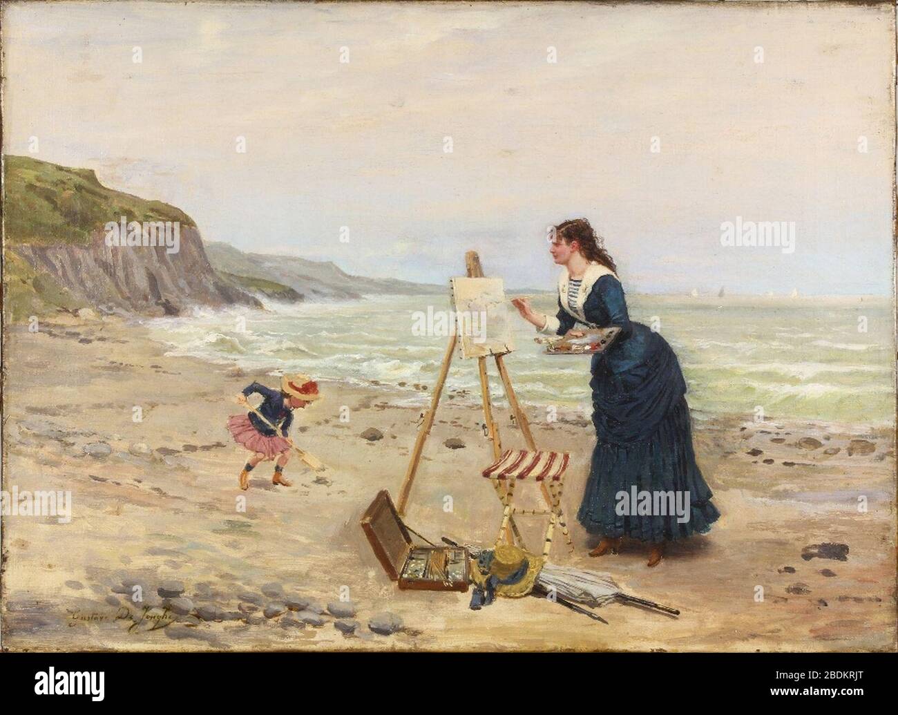 Gustave léonard de jonghe hi-res stock photography and images - Alamy