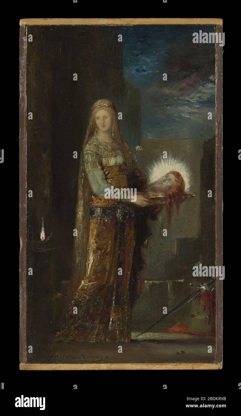 Gustave Moreau - Salome with the Head of John the Baptist Stock Photo ...