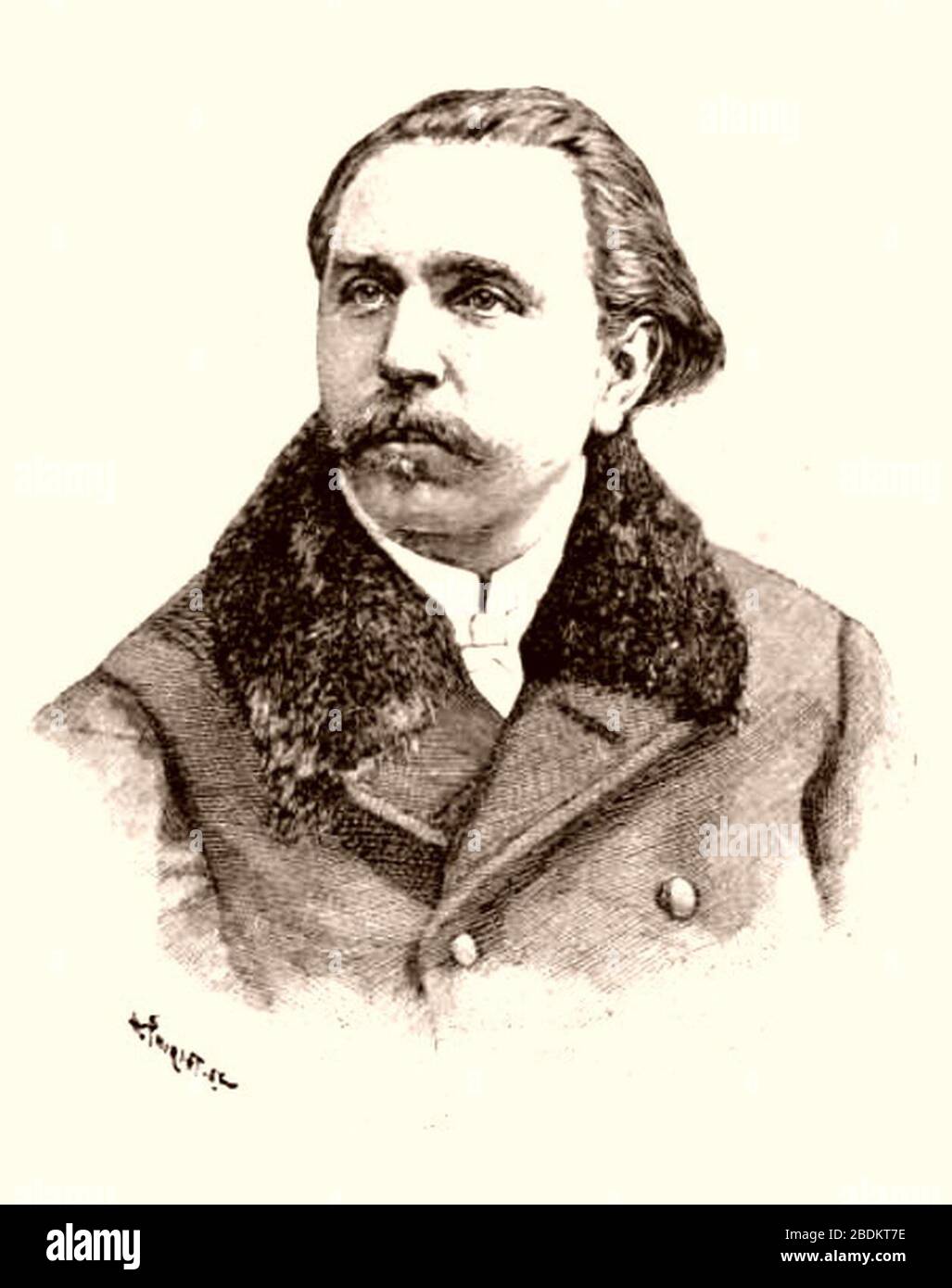 Gustave-Joseph Witkowski - portrait sépia Stock Photo - Alamy