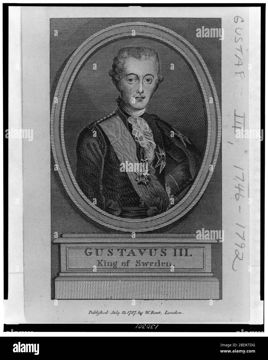 King gustavus iii of sweden Cut Out Stock Images & Pictures - Alamy
