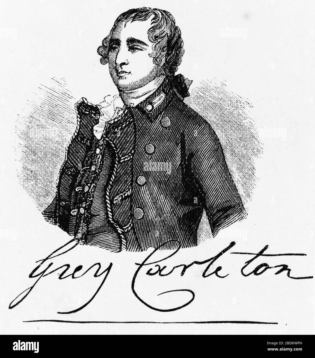 Guy carleton portrait Stock Photo - Alamy