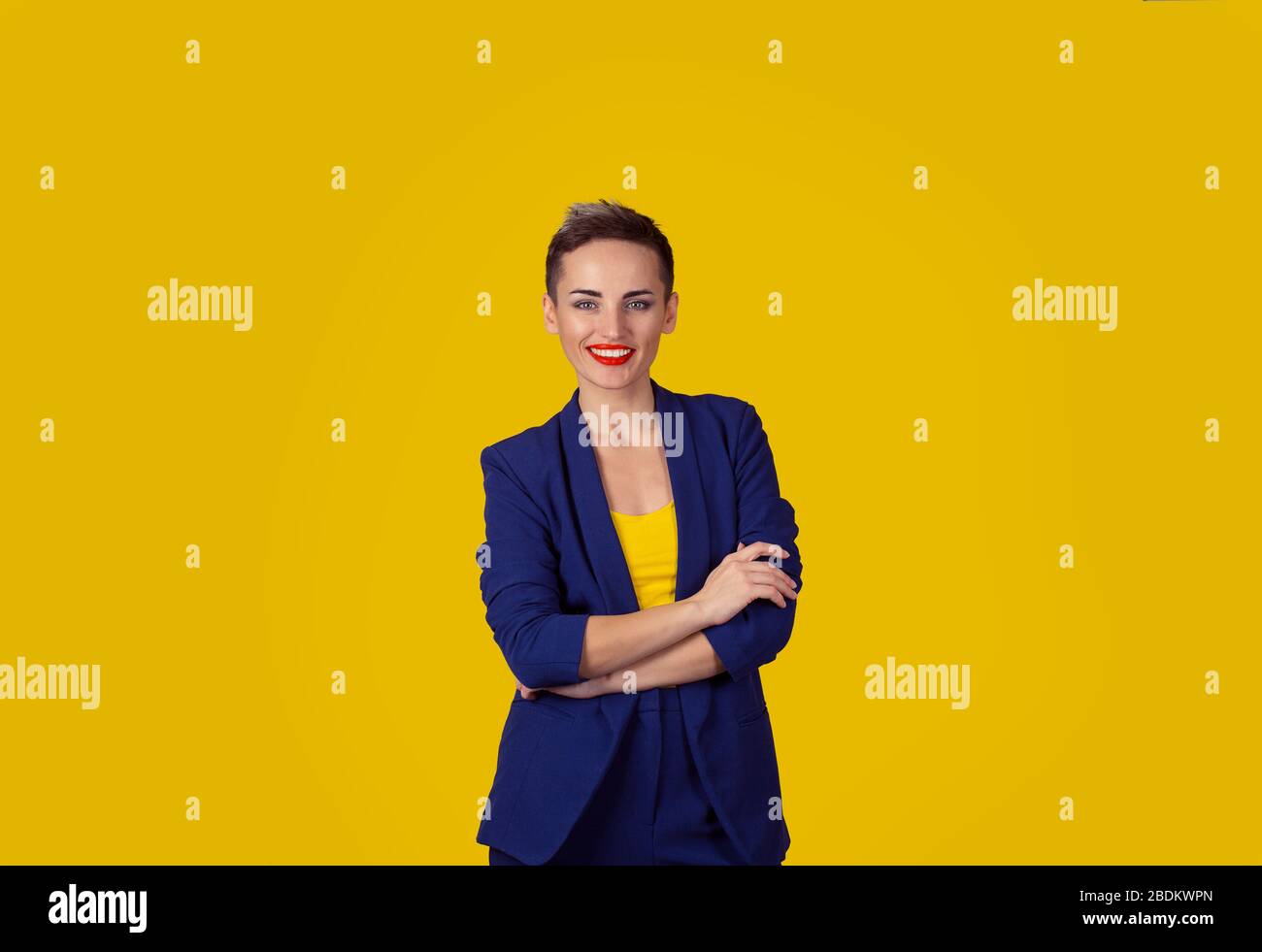 Success. Closeup portrait head shot confident beautiful happy young ...