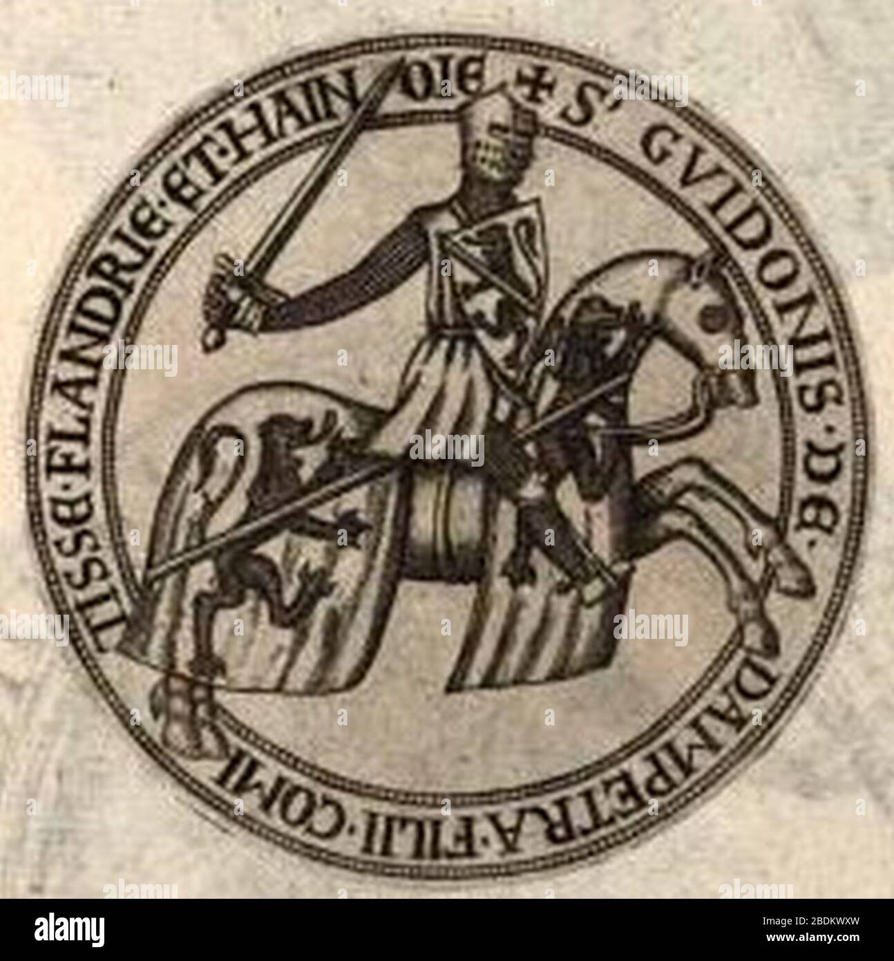 Guy of Dampierre Stock Photo - Alamy