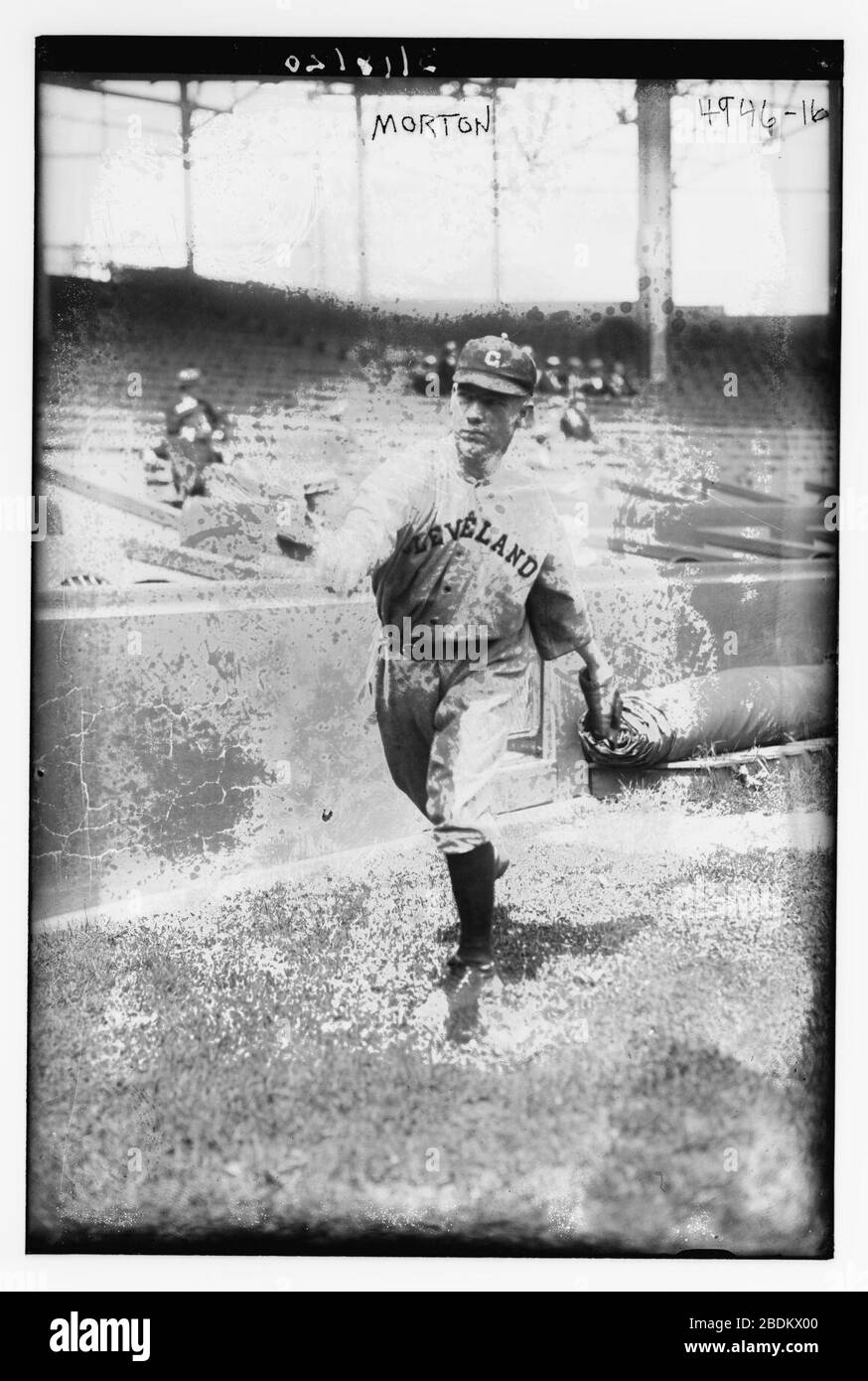 Guy Morton, Sr., Cleveland AL (baseball Stock Photo - Alamy