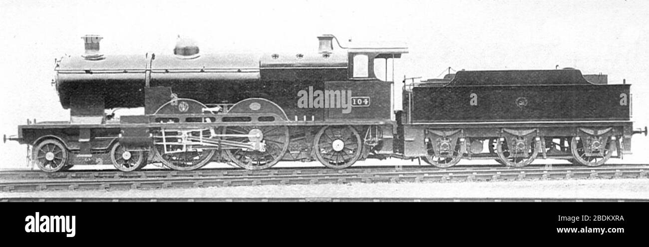 GWR de Glehn compound locomotive 104 Alliance (Howden, Boys' Book of ...