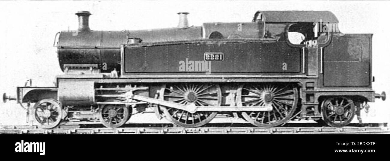 GWR County tank class 2221 (Howden Boys' Book of Locomotives 1907 Stock ...