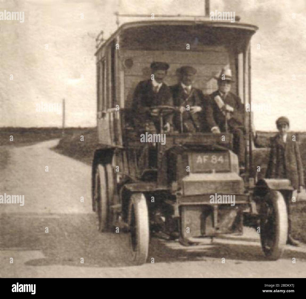 GWR bus AF84 on Helston service Stock Photo - Alamy