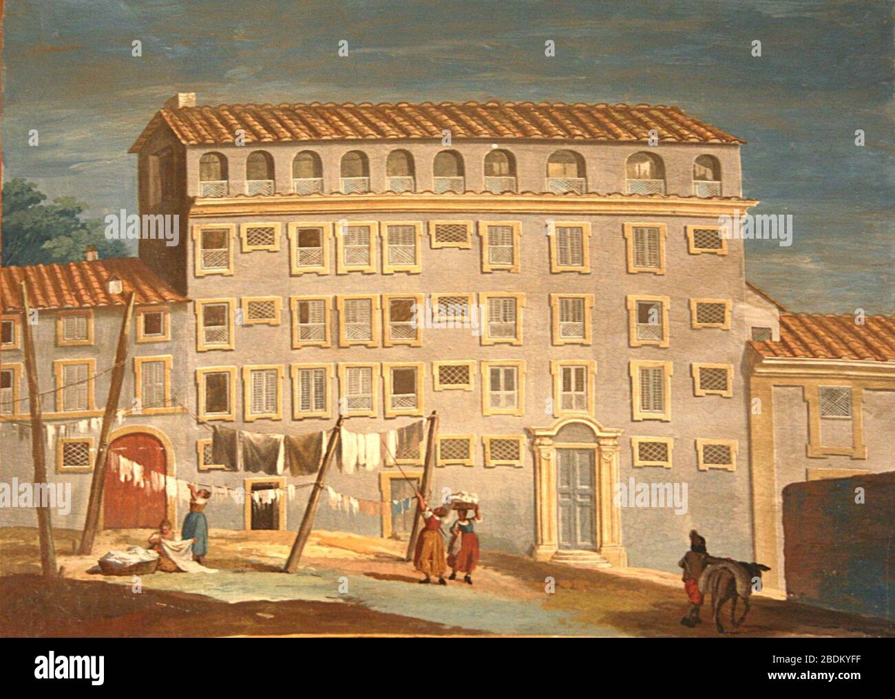 Gynecée - B. Nocchi (1780) - Mus. Gregoriano Etrusco XIX Stock Photo ...