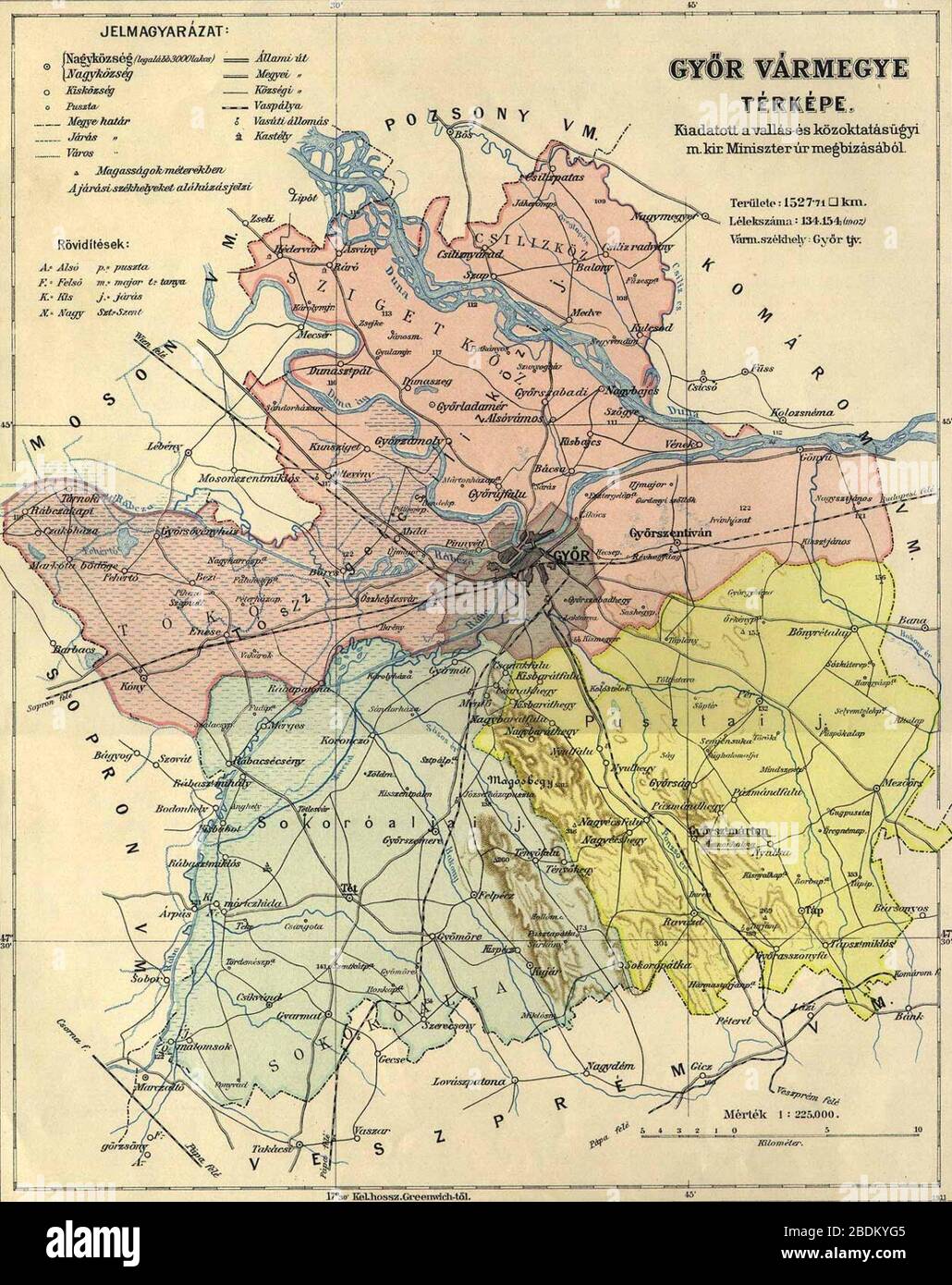 Gyor map hi-res stock photography and images - Alamy