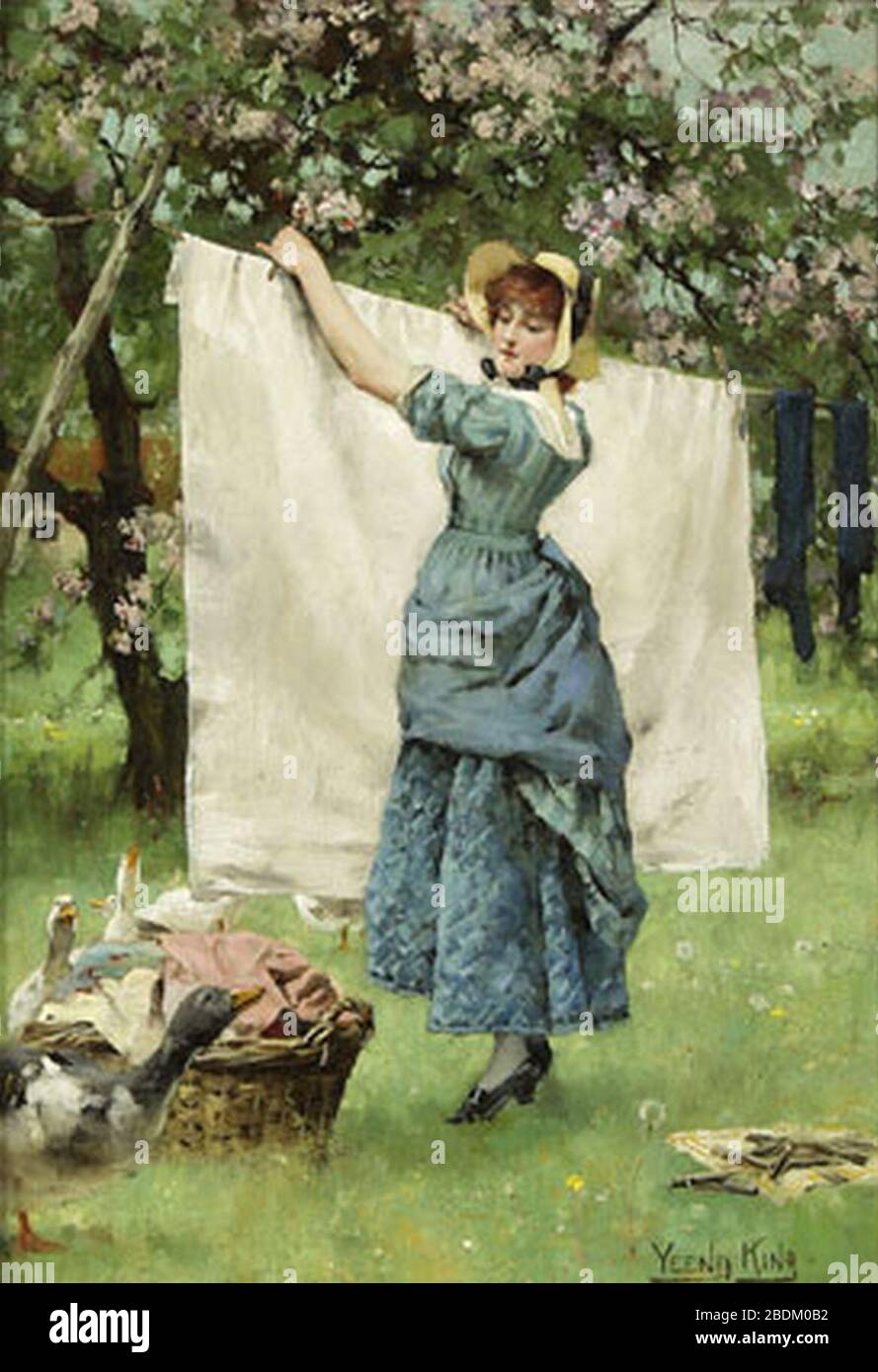 H J Y King Geese Stock Photo - Alamy