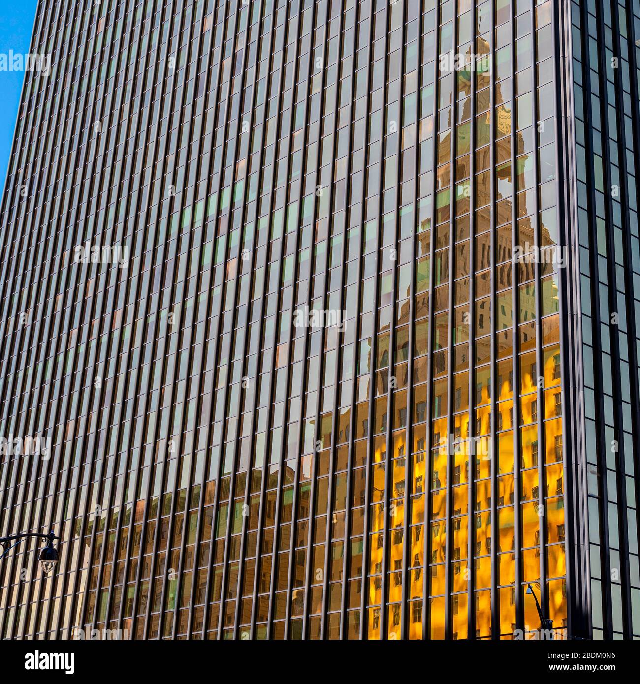 Reflections in a glass office building taken in Downtown Hartford Ct ...