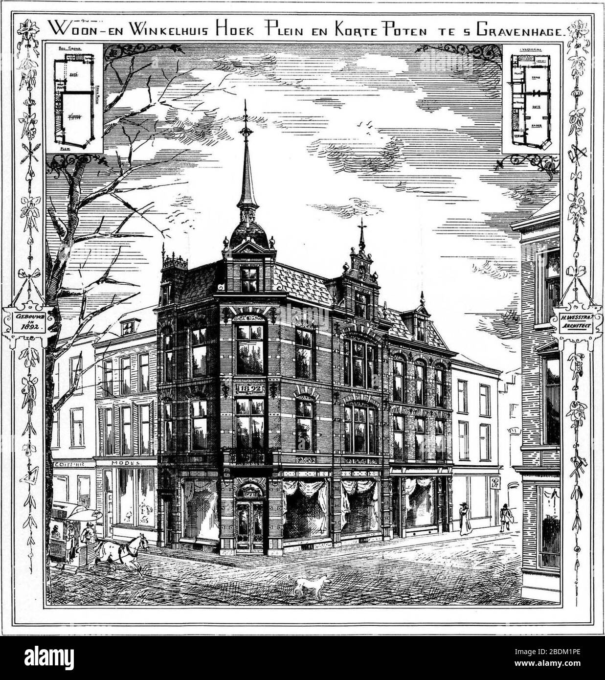 H. Wesstra jr. shop The Hague Stock Photo - Alamy