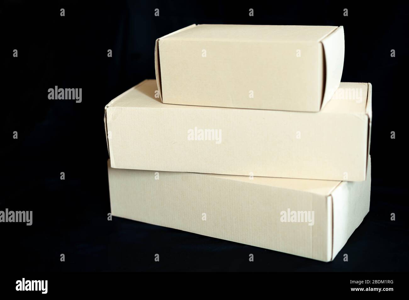 Parcel delivery concept,A parcel wrap preparing to sending to customer ...