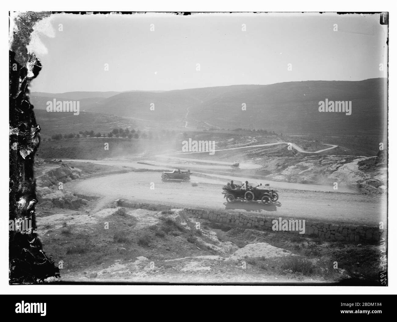 H.E. Sir Herbert Samuel, en route to visit some Jewish colonies on the ...