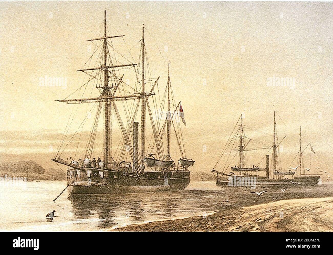 H.M. Gun Boat Medina Stock Photo - Alamy