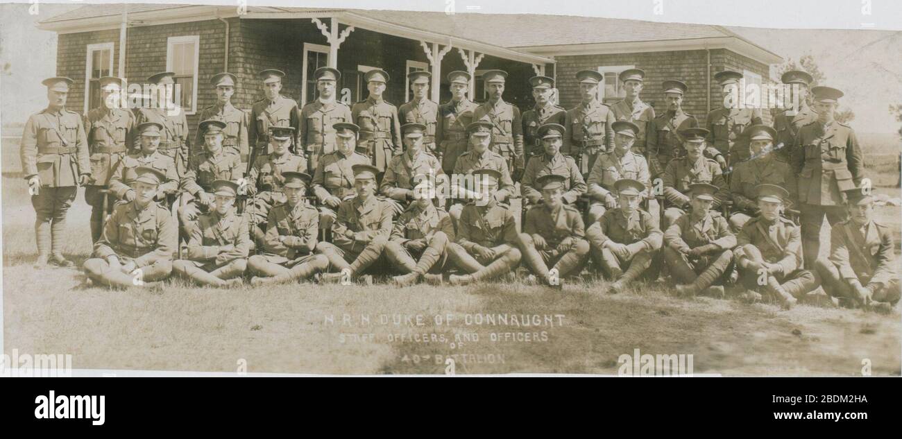 H.R.H. Duke of Connaught the Governor General and staff. Major Gen ...