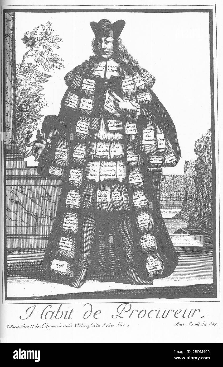 Habit de procureur Stock Photo - Alamy