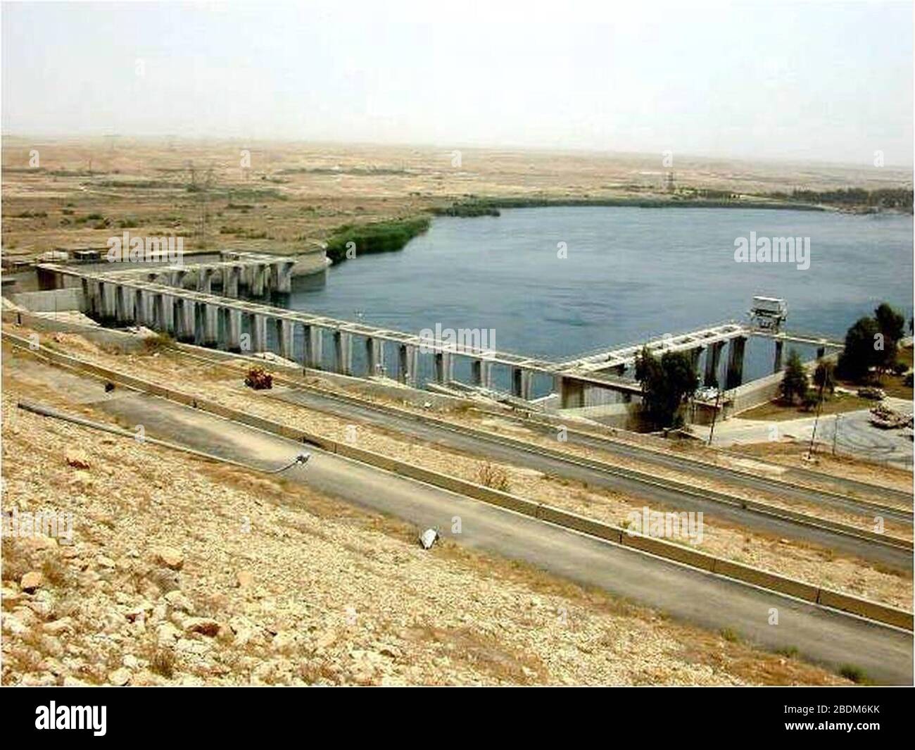 Haditha Dam Tailrace USACE NWD Stock Photo - Alamy