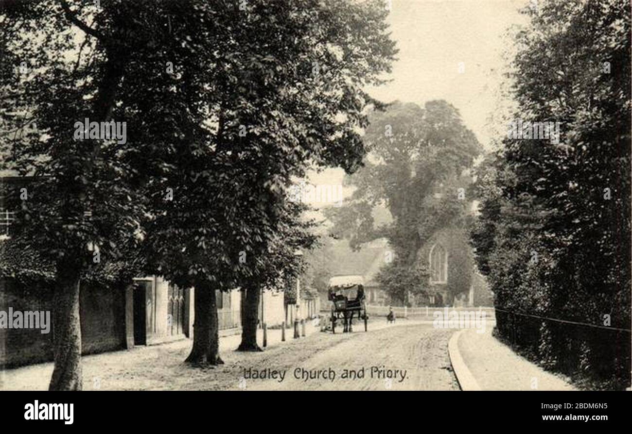 Hadley Church and Priory Stock Photo - Alamy