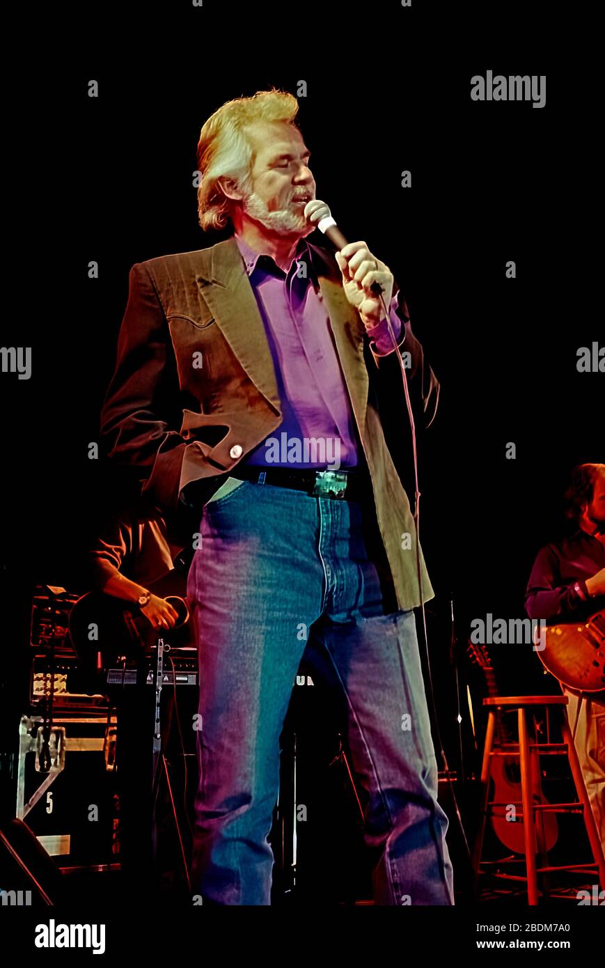 Washington, DC. USA, March 21, 1992 Kenny Rogers live during the 50th ...