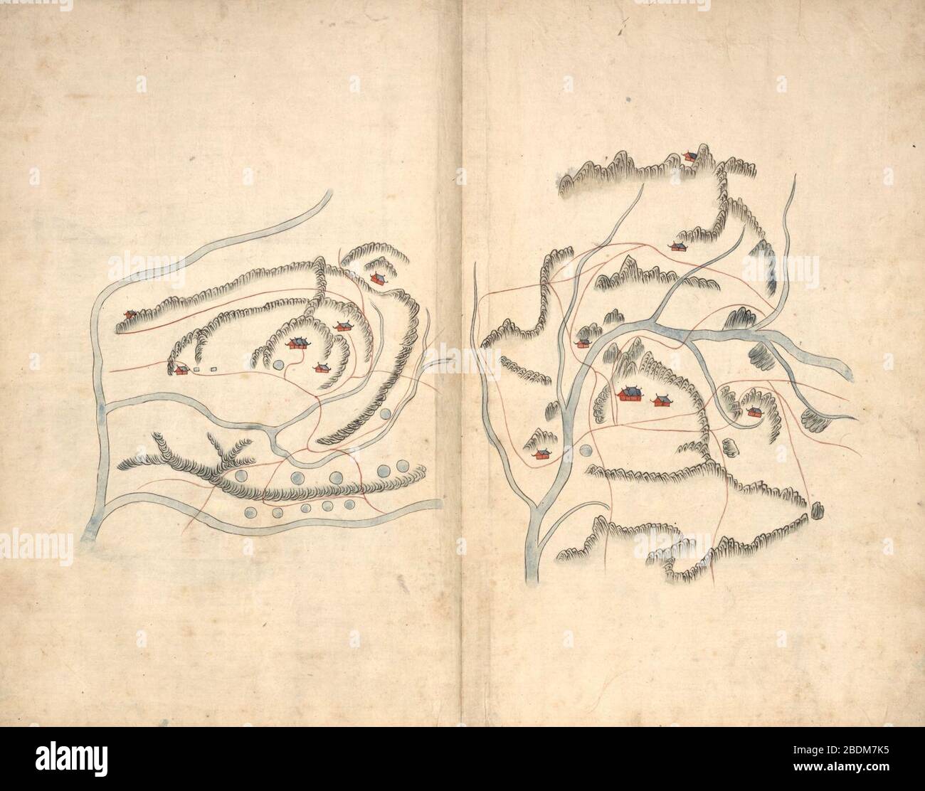 Haedong chido. Hosŏ chŏndo Stock Photo - Alamy