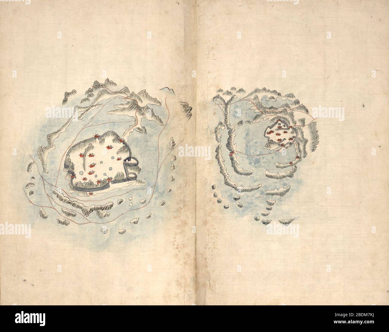 Haedong chido. Hosŏ chŏndo Stock Photo - Alamy