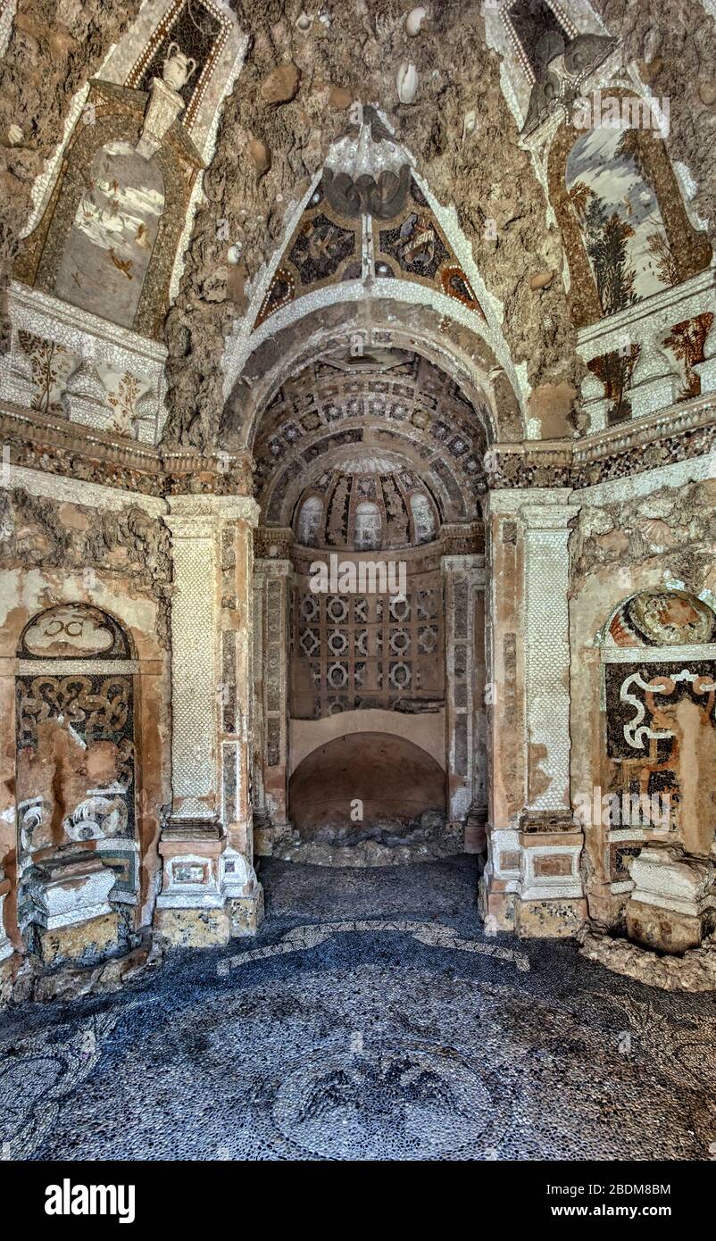 The Grotto inside the Secret Garden of the sixteenth-century Palazzo Te ...