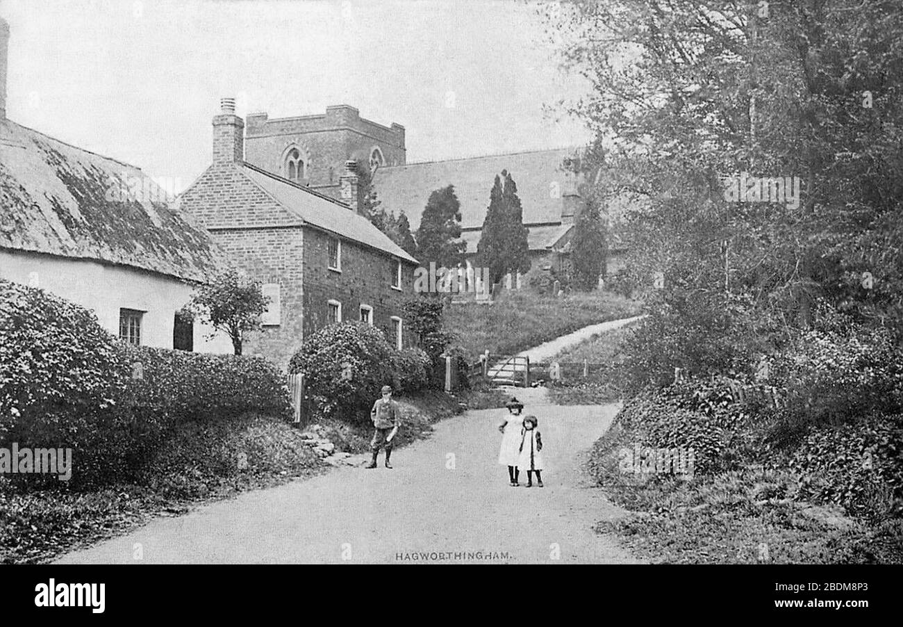 HAGWORTHINGHAM PRE WWI Stock Photo - Alamy