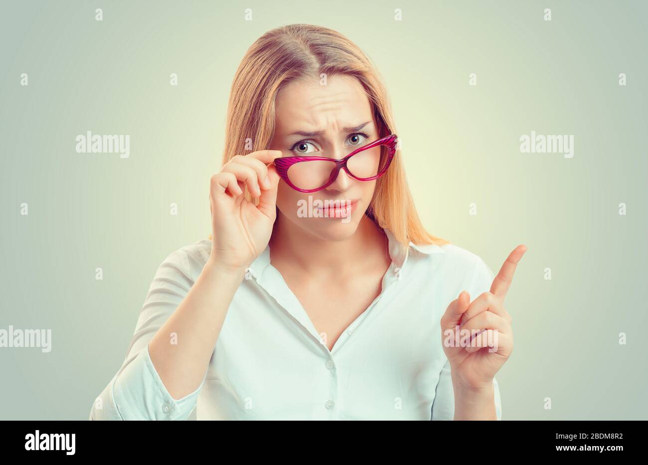 Adult wagging finger hi-res stock photography and images - Alamy
