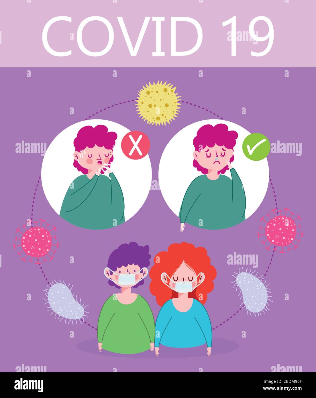 covid 19 coronavirus infographic, people symptoms and prevention with ...