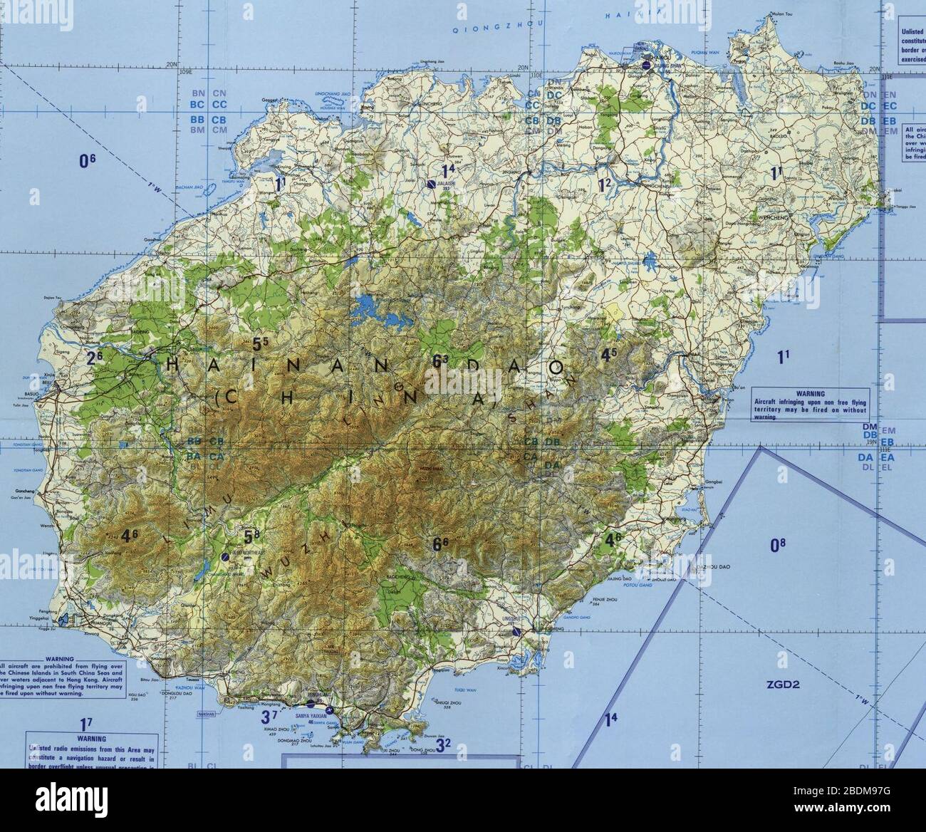 Hainan map hi-res stock photography and images - Alamy