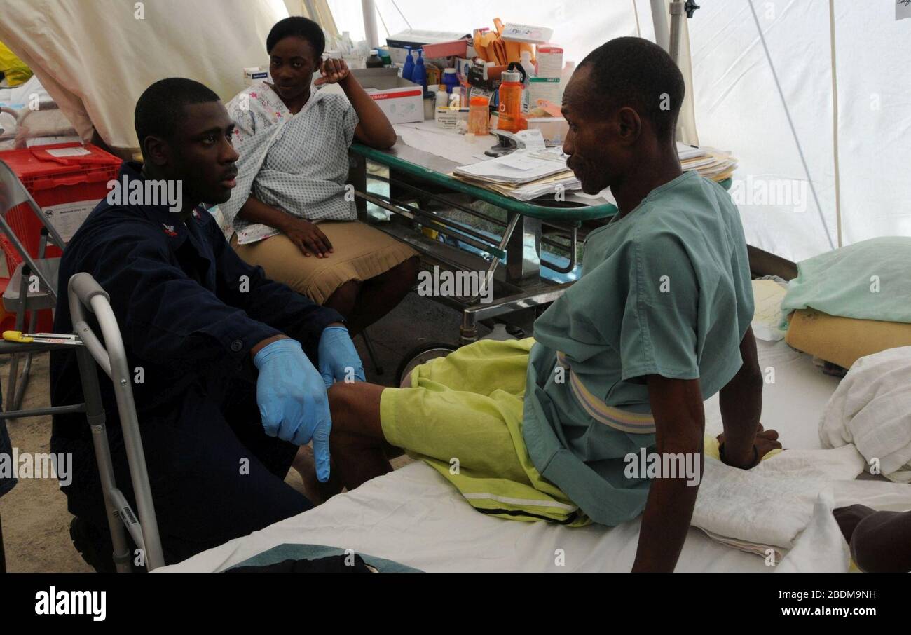 Haiti Relief efforts Stock Photo - Alamy