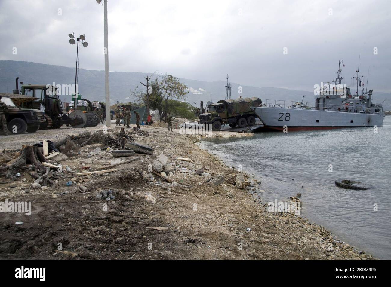 Haiti Relief efforts Stock Photo - Alamy
